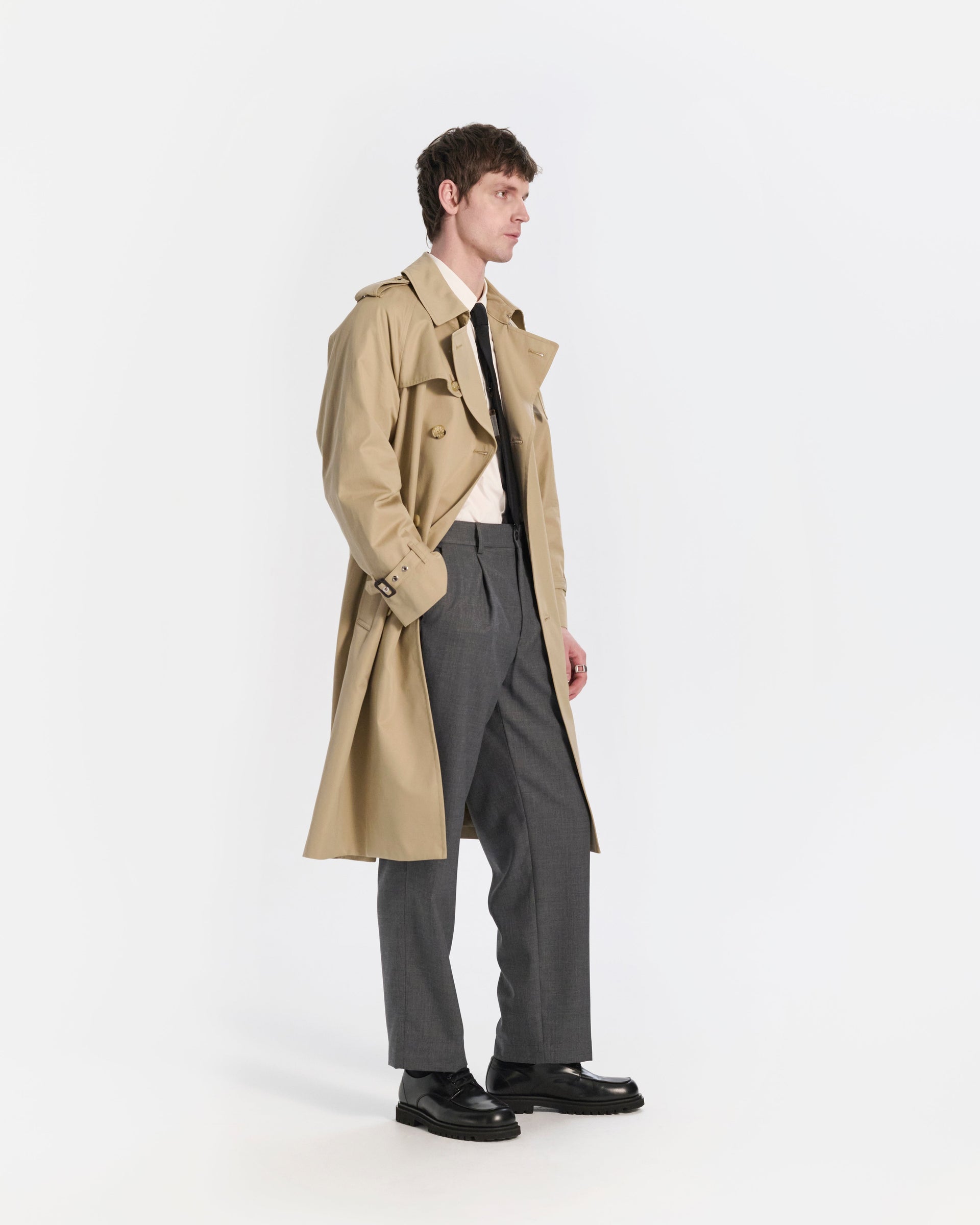 Mens Blanefield Gabardine Double Breasted Trench Coat – Mackintosh