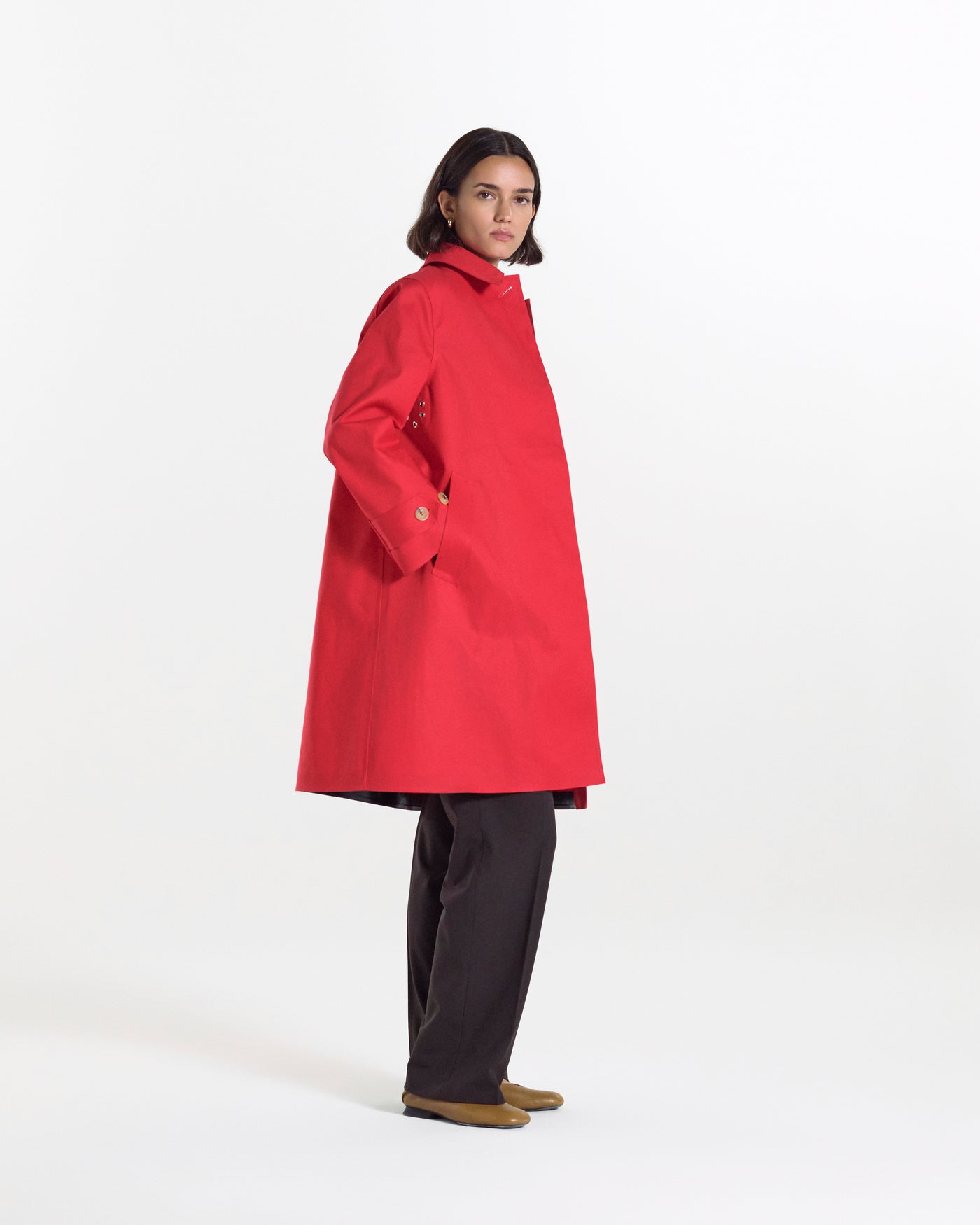 Womens Banton Rubberised 3/4 Length Coat – Mackintosh