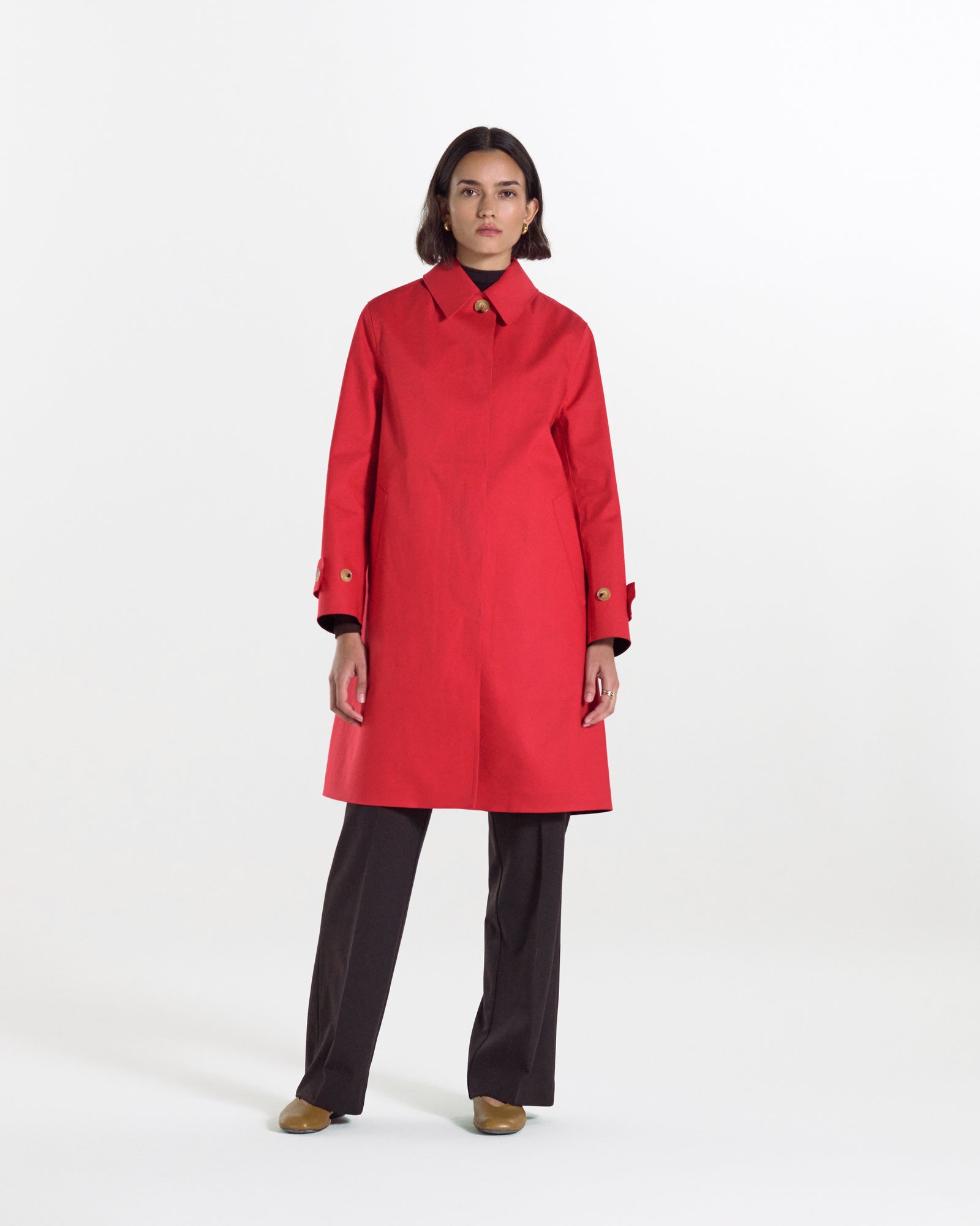 Womens Banton Rubberised 3/4 Length Coat – Mackintosh