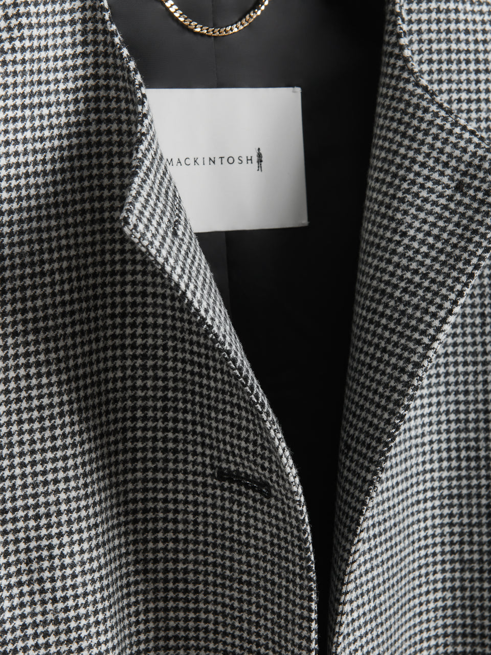 Womens Humbie No Collar Wool Coat – Mackintosh